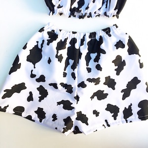 Handmade Cow Print Two Piece Set - Etsy