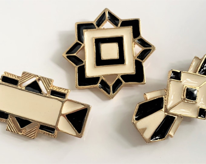 Raven Enamel Pin • Bird Pin • Art Deco Pin • Goth Pin • Avian Pin ...