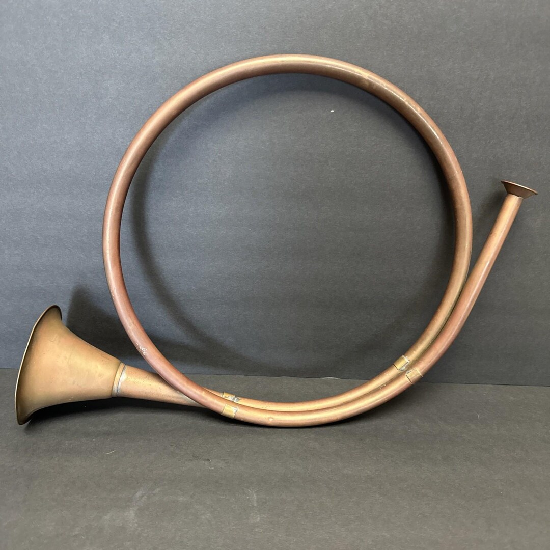 Vintage Copper and Brass Hunting Horn Rustic Cabin Decor Wall Hanger - Etsy