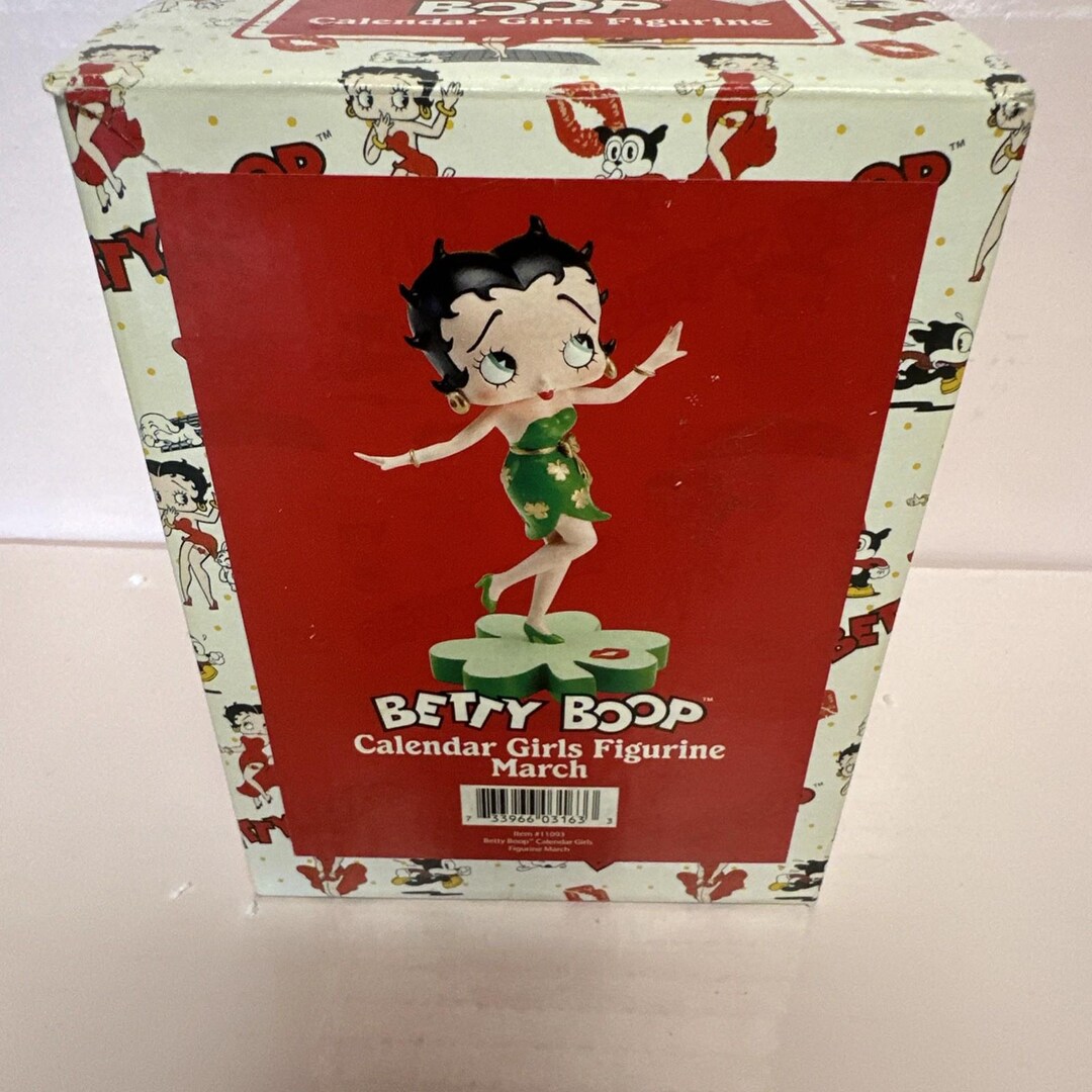 Betty Boop Calendar Girl Figurine March 2007 W/box # 11093 - Etsy