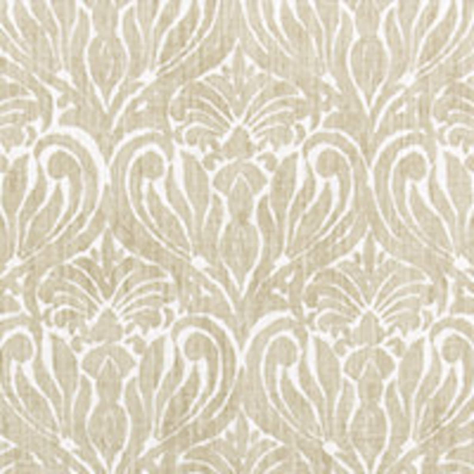 Damask Pleated Drapery Panel Fabric and Cotton Lining Included FREE ...