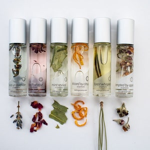All Earth Notes Scents - 6 Oil Perfumes, Large, 1/3 Oz Bottles, Apple ...