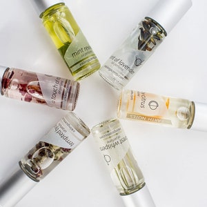 Earth Notes 6 Pack Set - Natural Oil Perfumes - Small Roll-on Bottles ...
