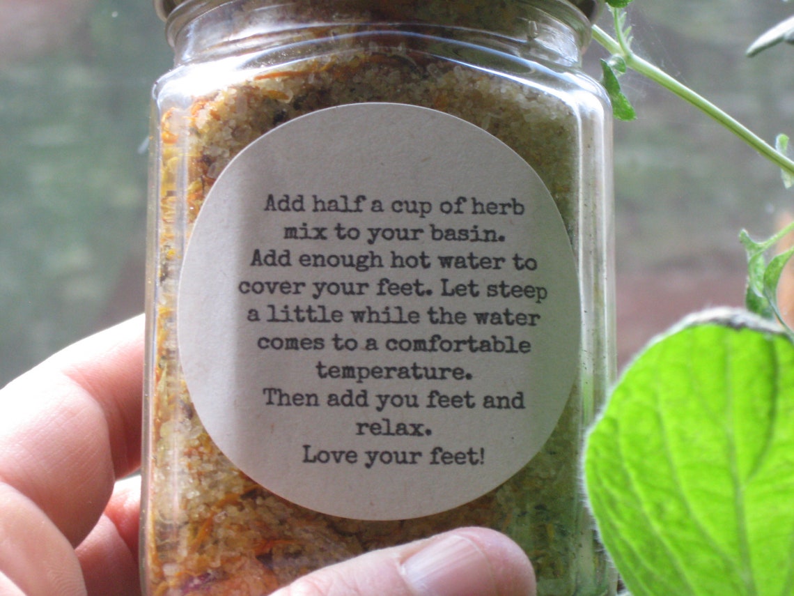 Calendula Ginger Foot Soak...foot Care...herbal Foot | Etsy