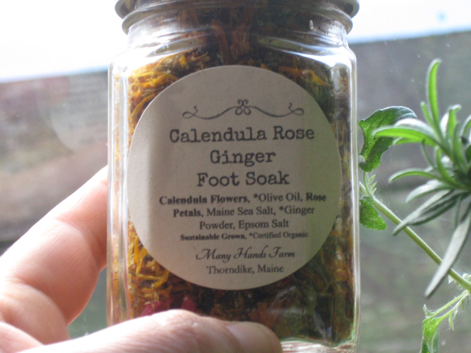 Calendula Ginger Foot Soak...foot Care...herbal Foot | Etsy
