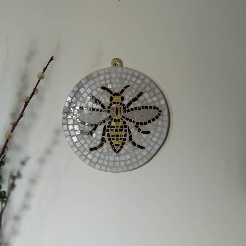 Iconic Manchester Bee Mosaic Interior Design/home Decor/ Home and ...