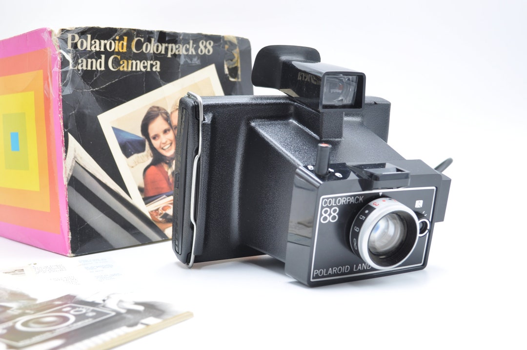 Polaroid Color Pack 88 With Original Box and Booklet Year 1971 - Etsy