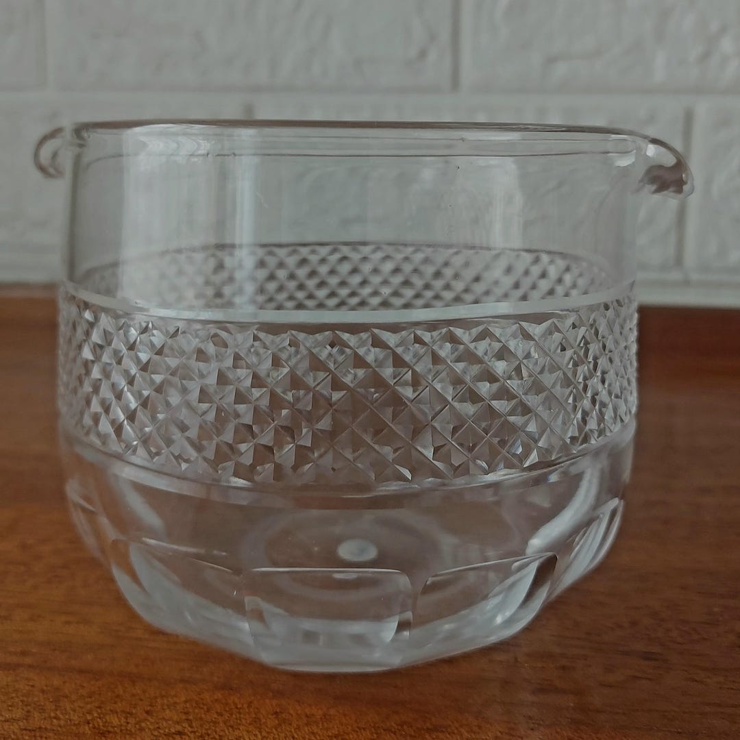 Early 19th Century Cut Glass Double Lipped WINE RINSER Bowl UK Tracked ...