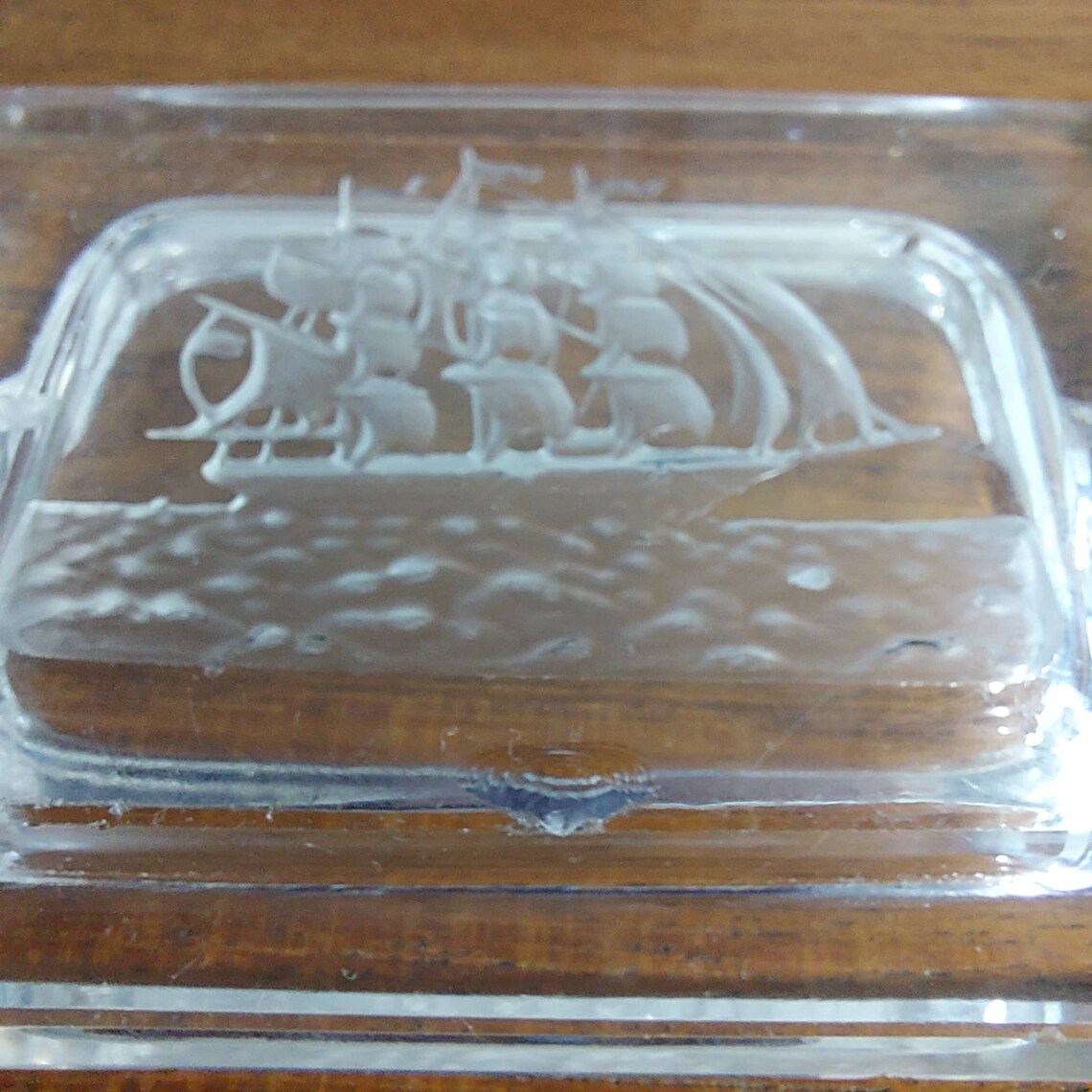 Art Deco Czech Heinrich Hoffman Glass Cigarette Box With - Etsy UK