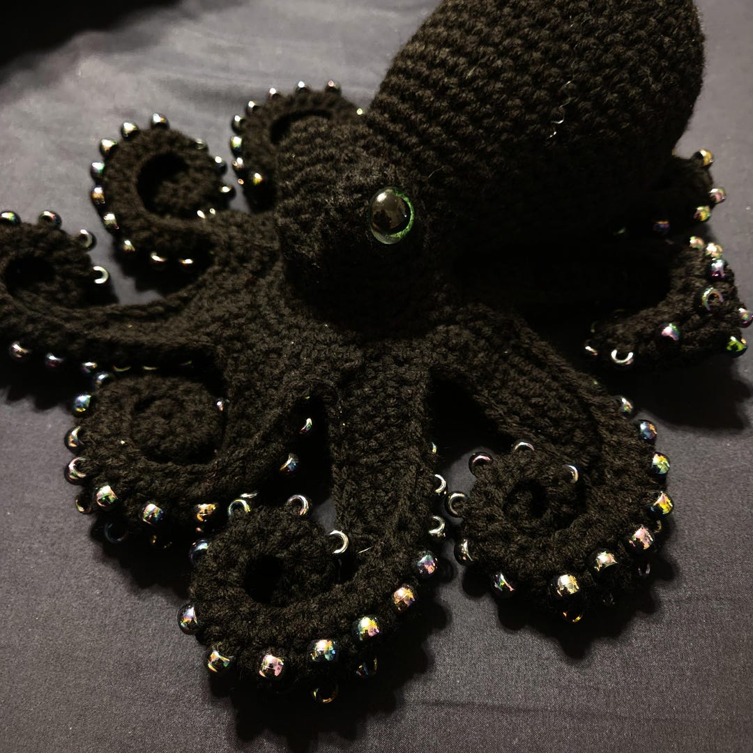 Realistic Beaded Octopus Plushie: Weighted Lovie Stuffy - Etsy
