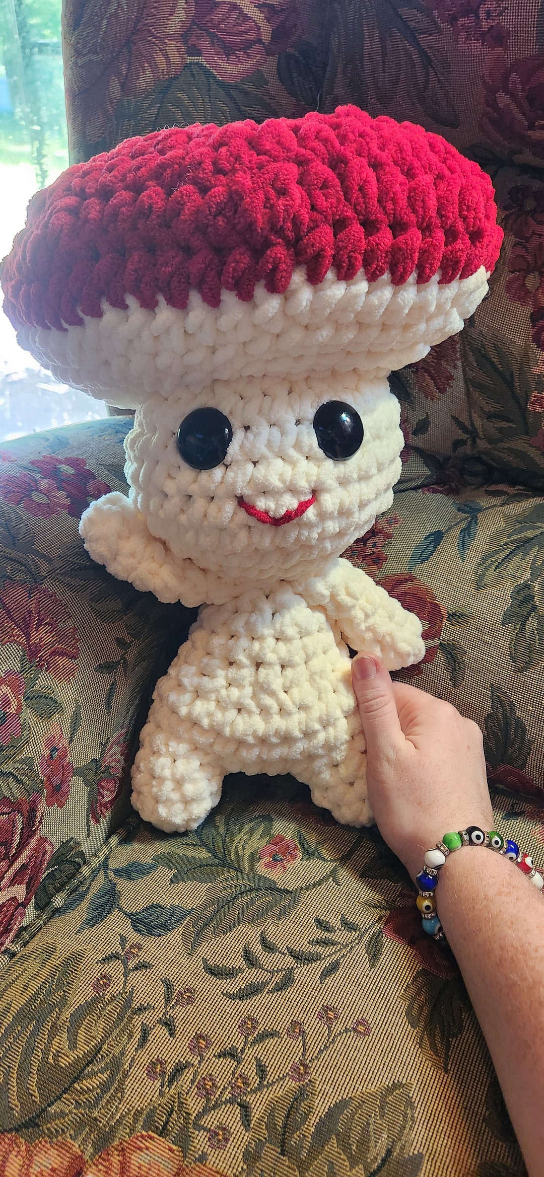 Crochet Mushroom Plushie: Handmade Fungi Stuffie - Etsy