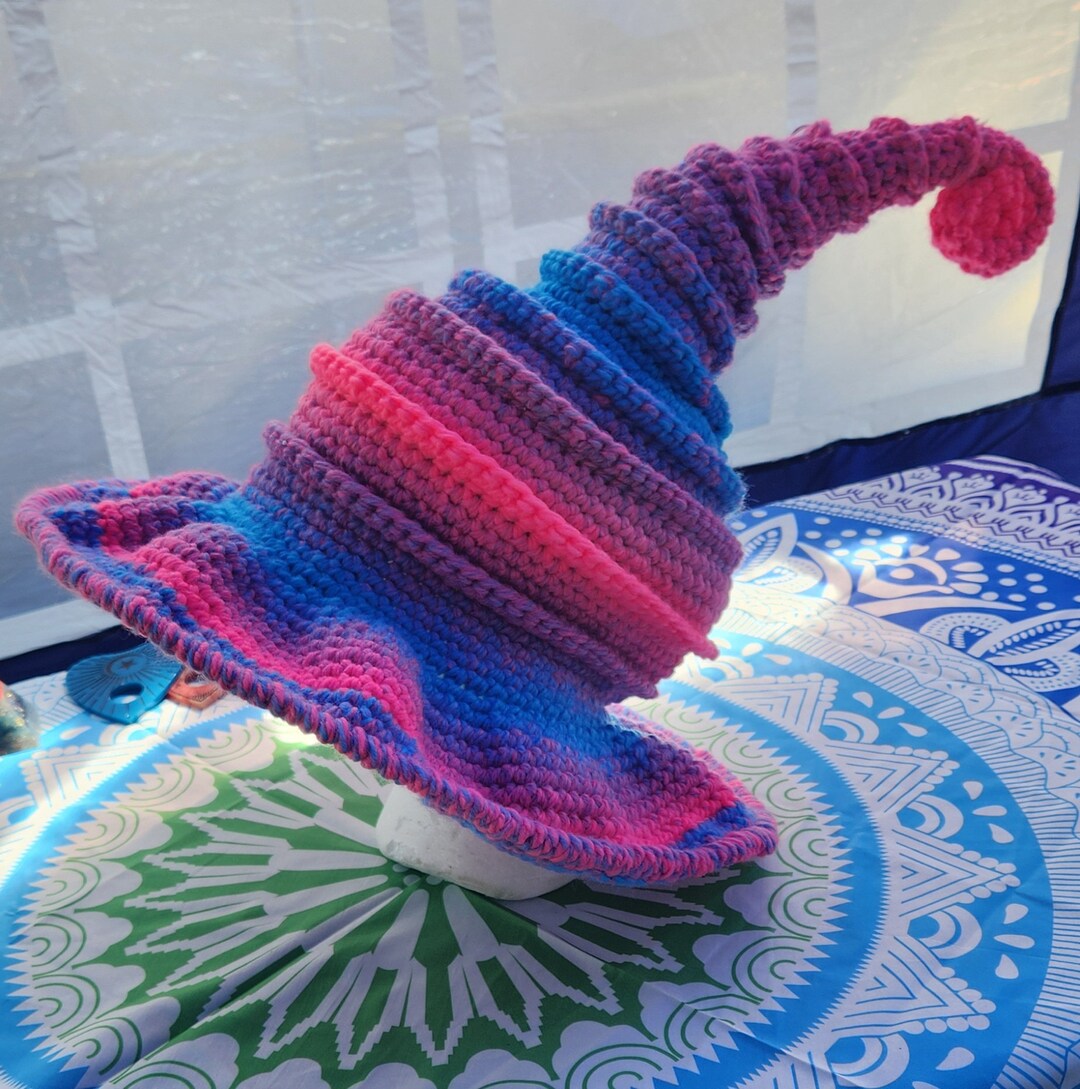 Witches Hat CUSTOM Witch's Hat Curly Hat Wide Brim Hat Twisted Hat ...