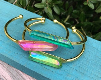 Crystal bangle | Etsy