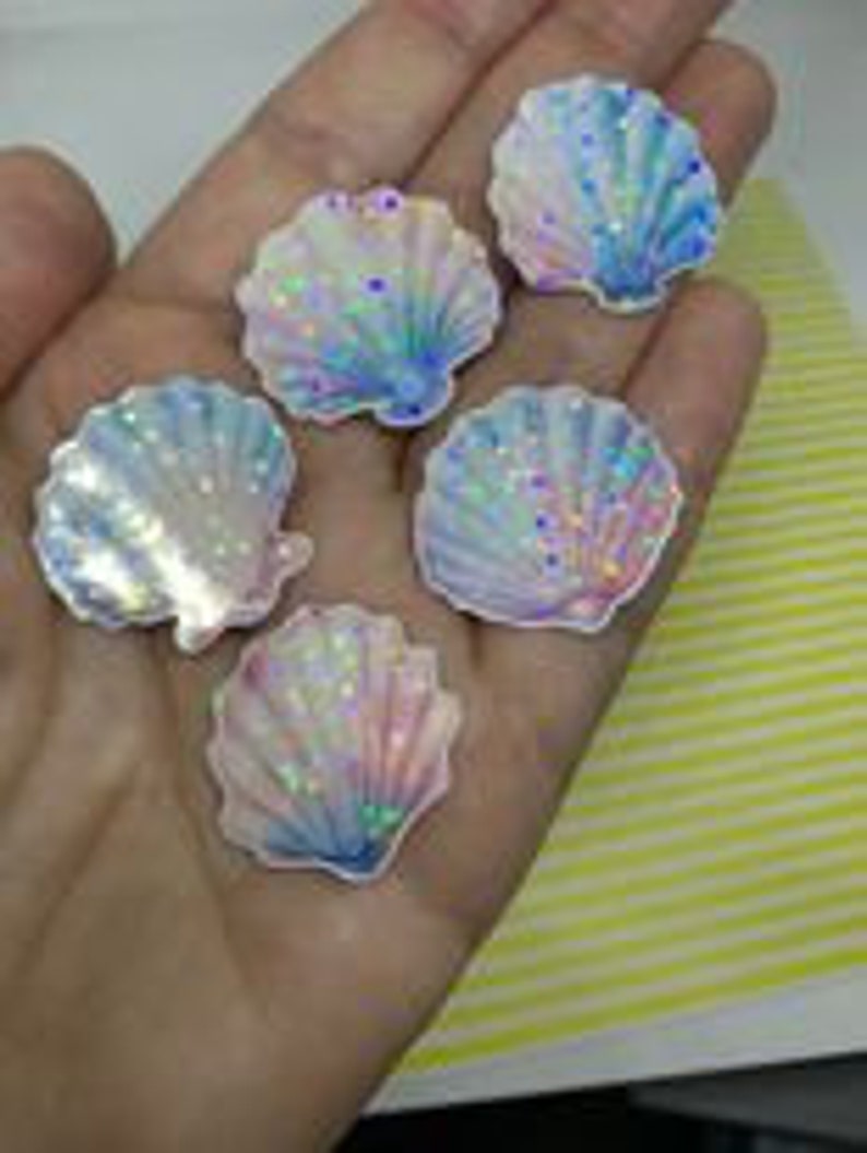 Shell Stickers, Seashell Stickers, Laptop Sticker, Phone Sticker ...