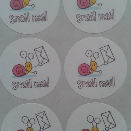 Happy Mail RAK Planner Stickers Snail Mail - Etsy