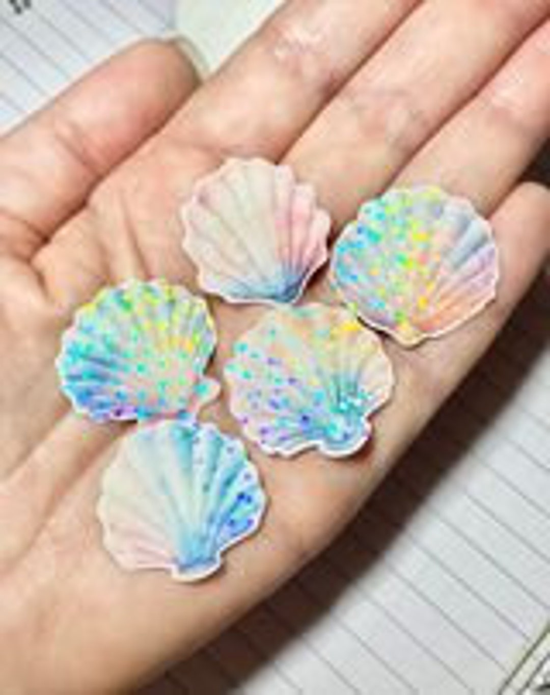 Shell Stickers, Seashell Stickers, Laptop Sticker, Phone Sticker ...