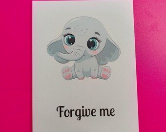 Forgive Me Card - Etsy