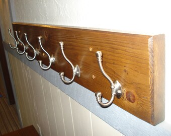 Rustic coat rack | Etsy