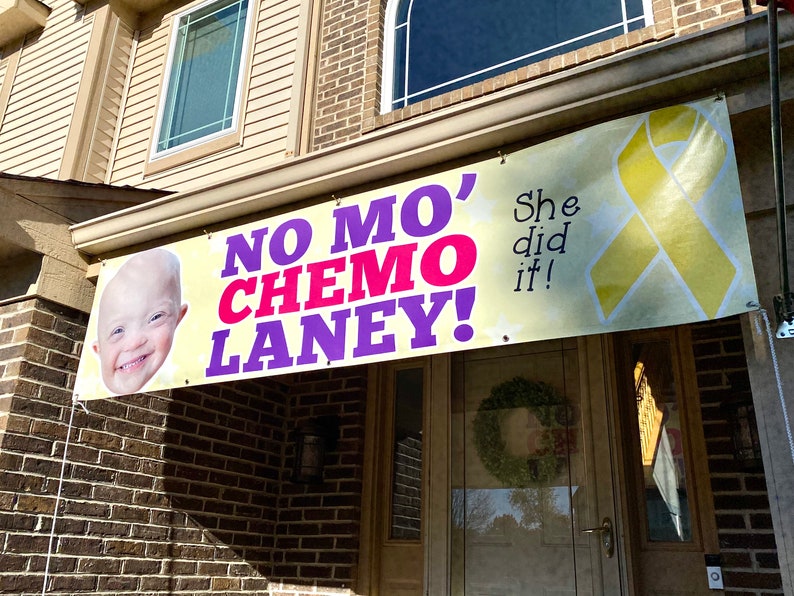 End of Chemo Banner | Custom 2'x8' Vinyl Banner - Etsy
