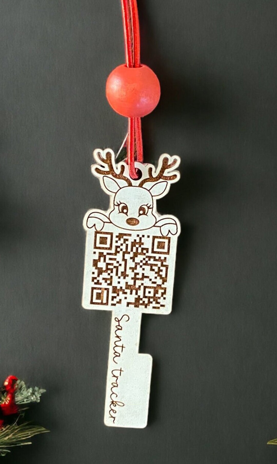 Santa Tracker Laser-cut and Engraved Key Christmas Ornament - Etsy