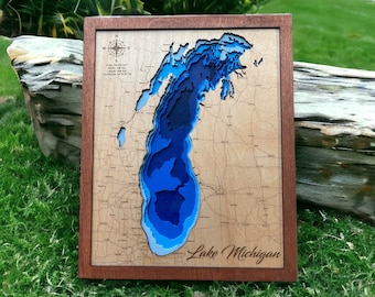 Michigan Map - Etsy