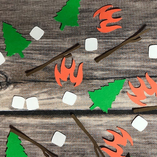 Camping Party. Camping Theme. Camping Confetti. Outdoors - Etsy