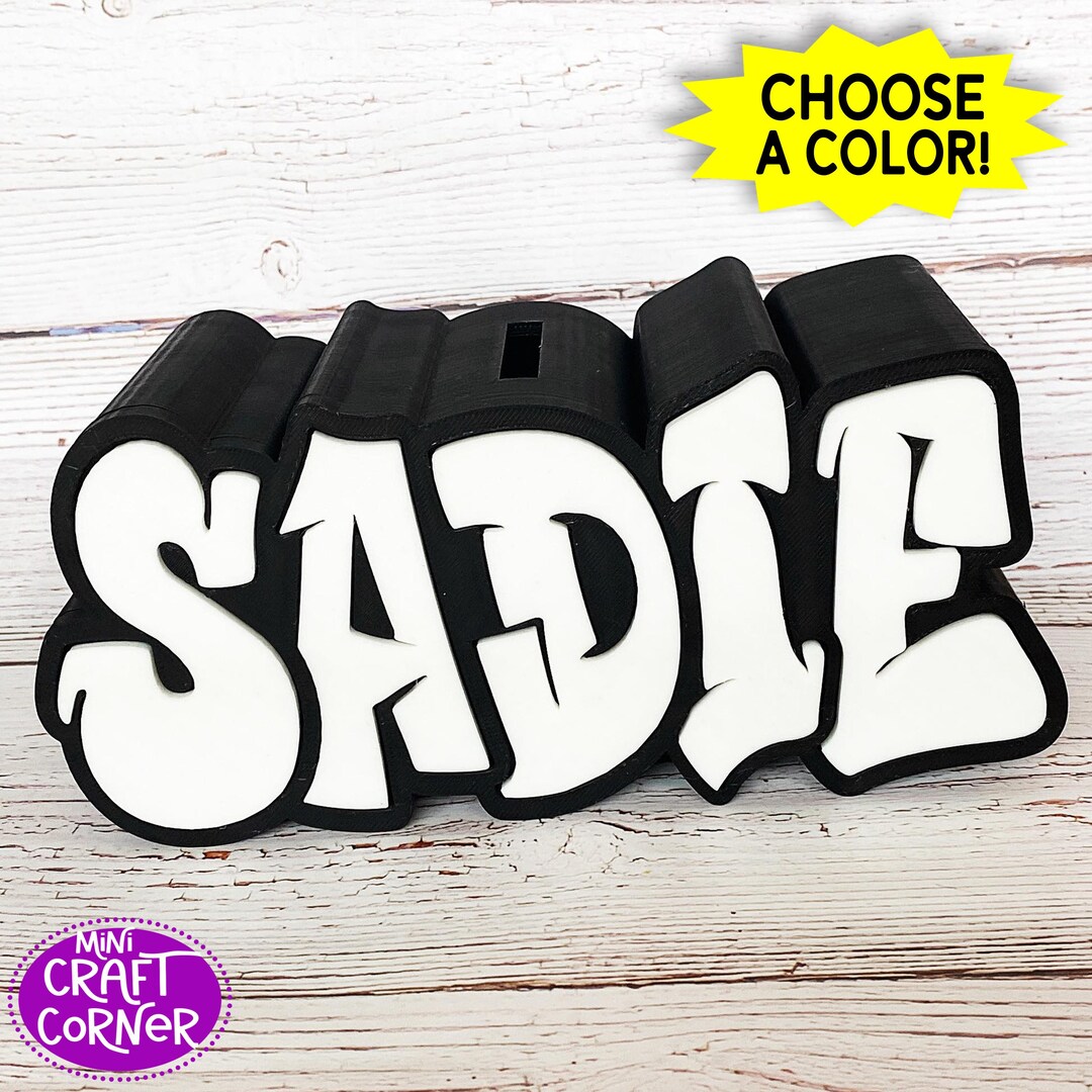 Personalized 3D Printed Bank / Coin Bank / Name Bank / Personalized ...