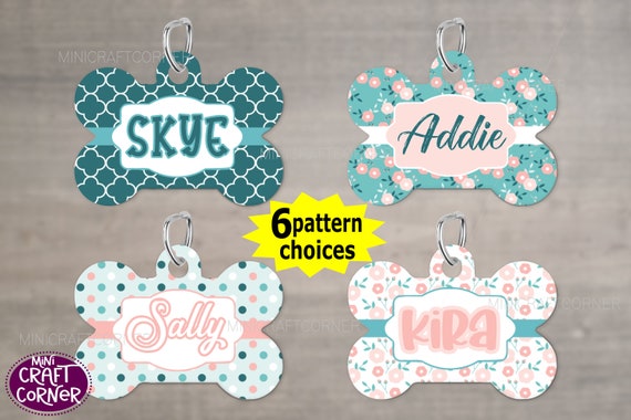 DIGITAL Sublimation Dog Bone Tag / Dog Bone Sublimation Tag / | Etsy