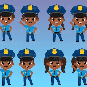 DIGITAL Police Clipart / Police Officer / Cops Clipart / Police Car ...