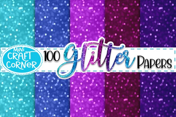 DIGITAL Glitter Papers / Digital Paper / Glitter Paper / - Etsy