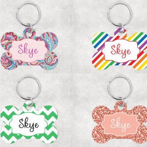 DIGITAL Sublimation Dog Bone Tag / Dog Bone Sublimation Tag / Dog Tag ...