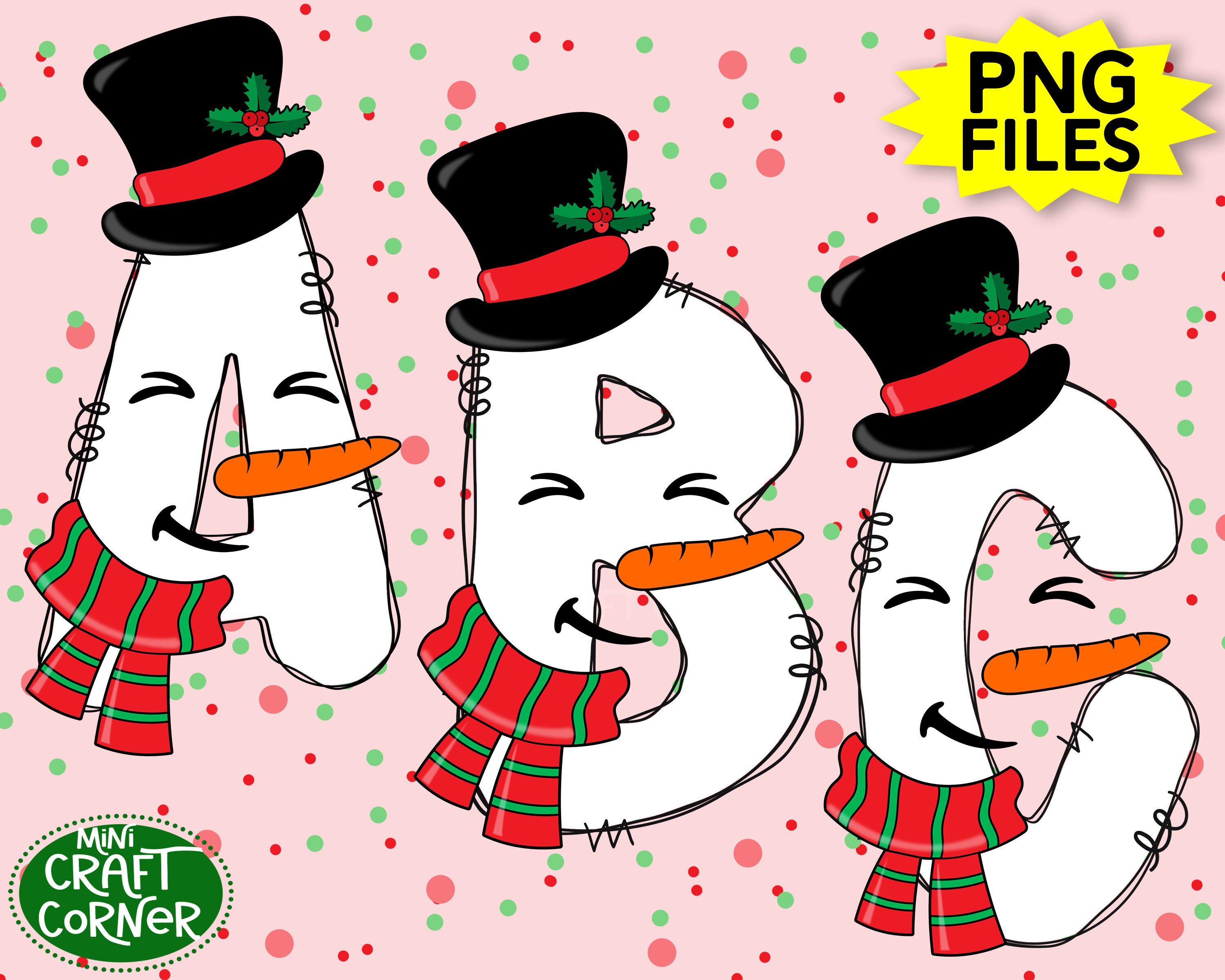 DIGITAL Christmas Alphabet / Christmas Letters / Christmas - Etsy