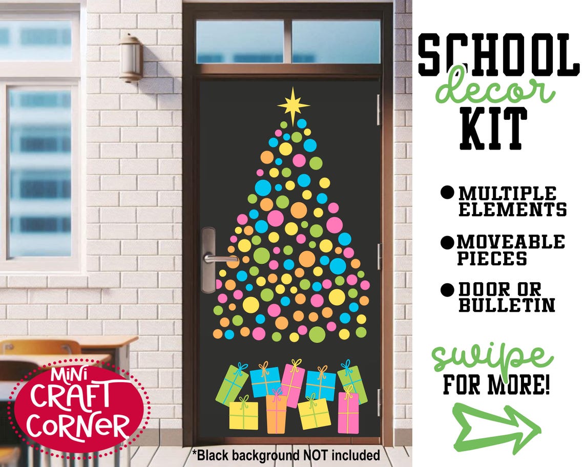 Precut Teacher Decor Kit / Teacher Bulletin Board Kit / Teacher Door ...