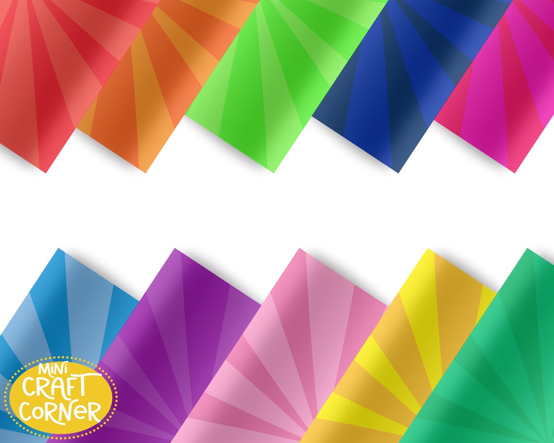 DIGITAL Comic Paper / Comic Digital Paper / Colorful Cartoon Paper ...