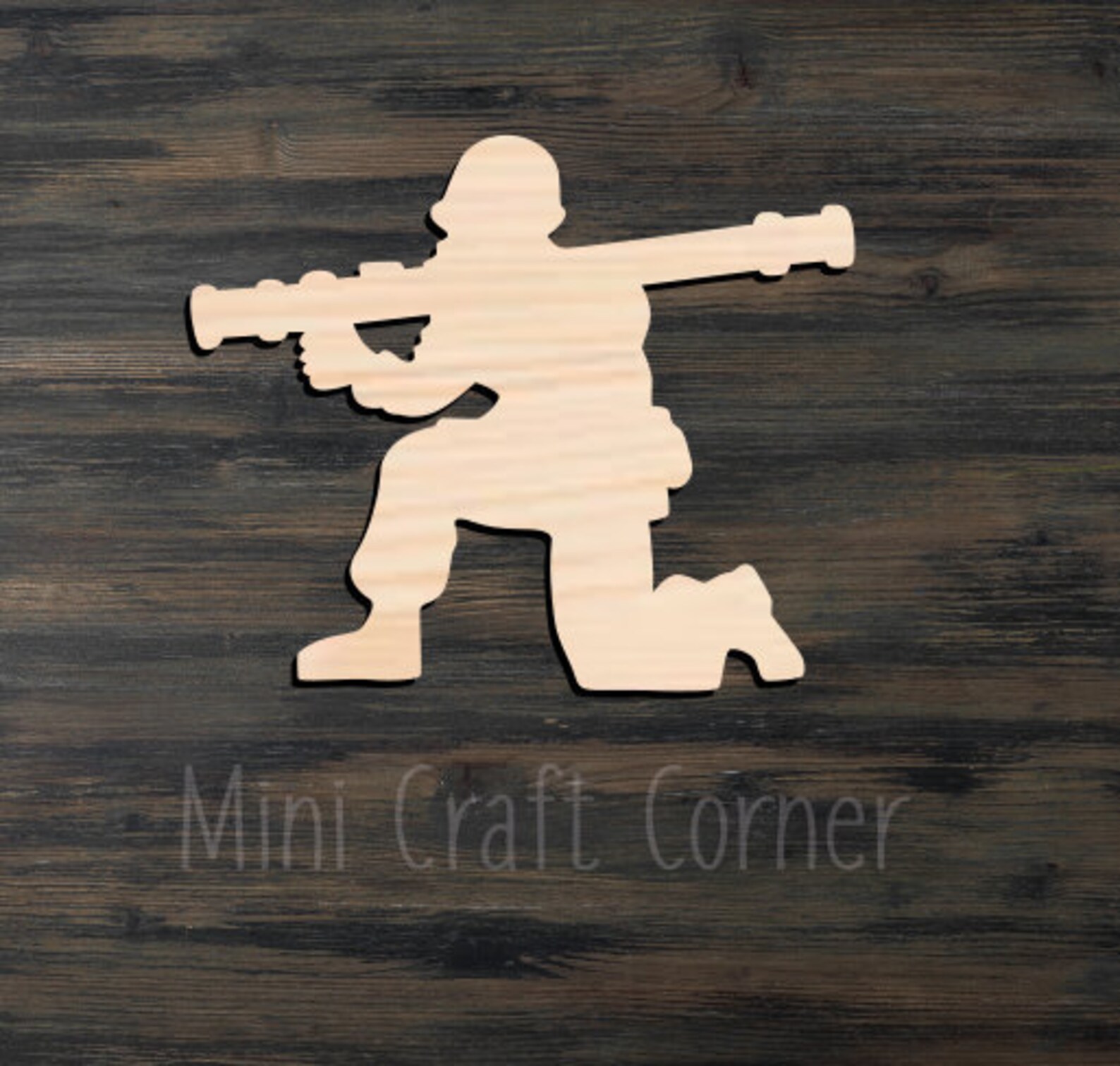 Soldier Wooden Cutout / US Army Gift / Army / Army Birthday | Etsy