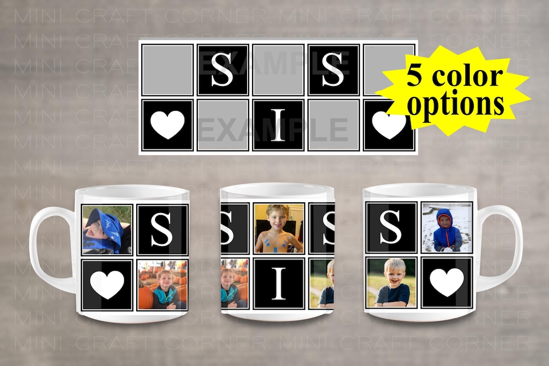 DIGITAL Sublimation Sister Mug Design / Sublimation Mug / Sublimation ...
