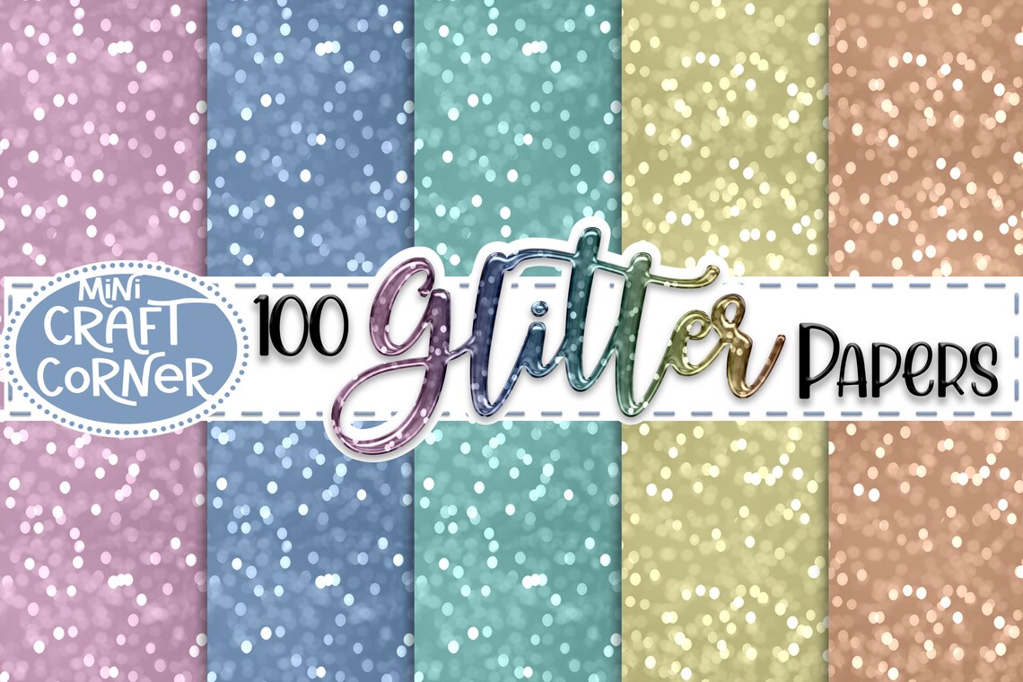 DIGITAL Glitter Papers / Digital Paper / Glitter Paper / - Etsy