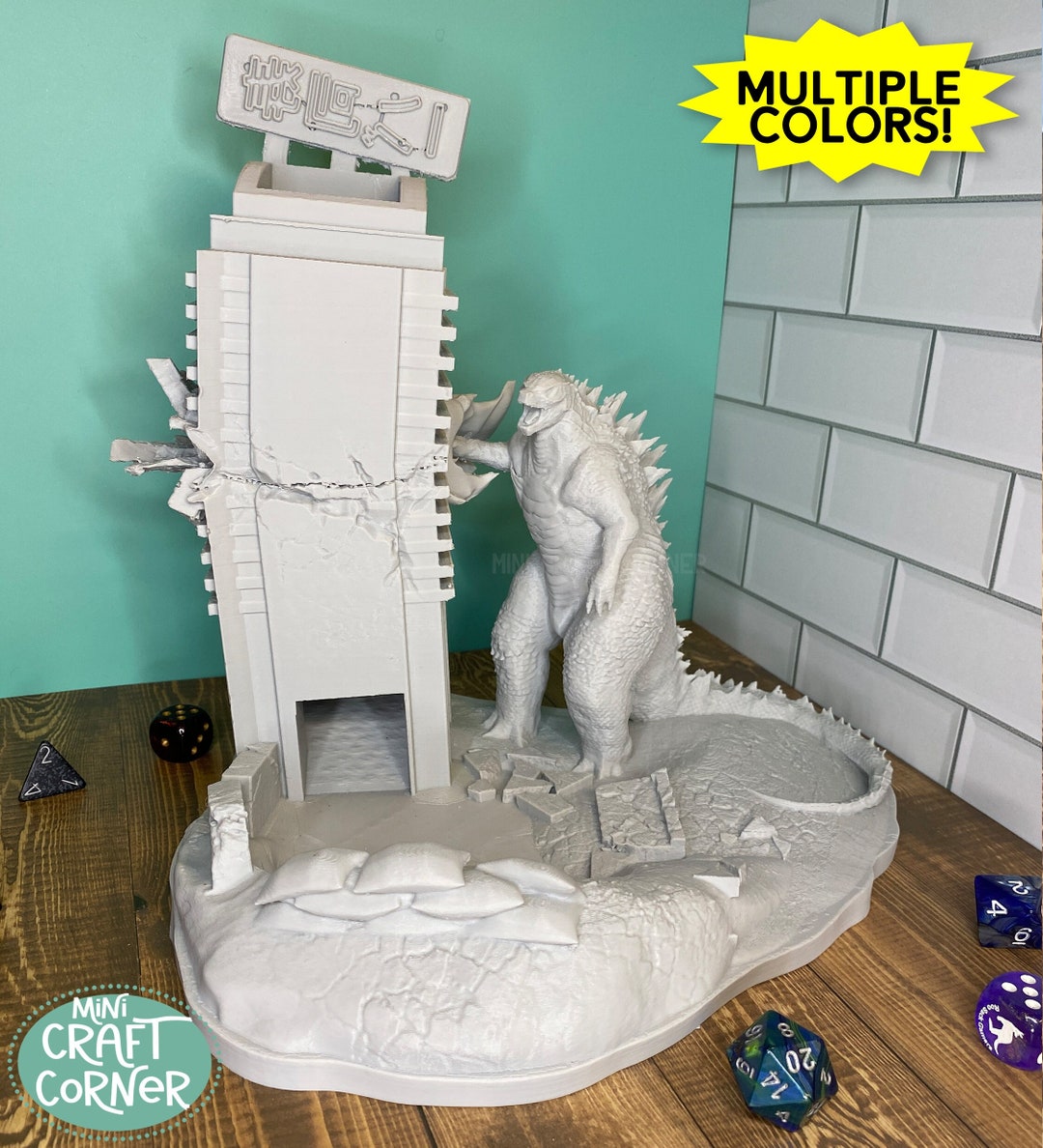 Monster Dice Tower / 3D Printed Dice Tower / Tabletop Gaming / Gaming ...