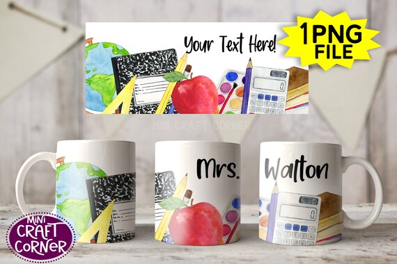 DIGITAL Sublimation Teacher Mug Design / Sublimation Mug / | Etsy Canada