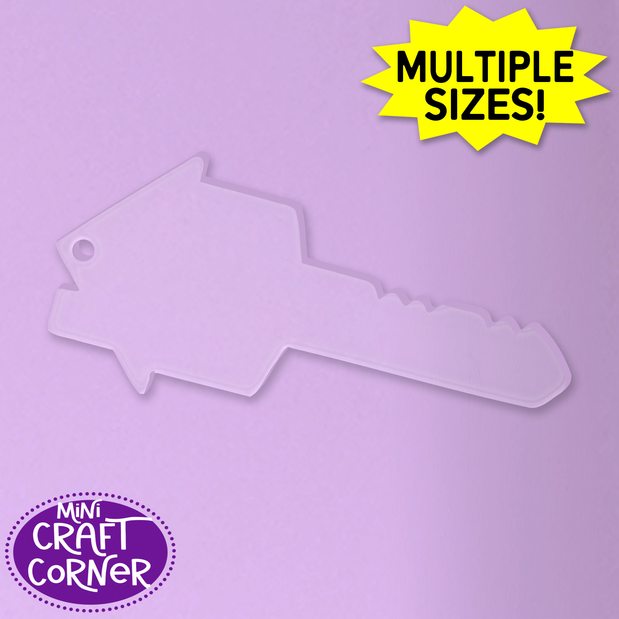 Clear Acrylic House Key / Key Acrylic Blanks / Acrylic Blanks | Etsy