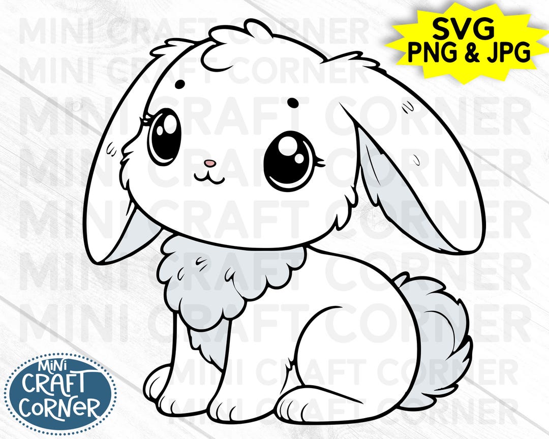 DIGITAL Bunny Clipart /bunny Clipart / Cute Bunny Clipart /woodland ...