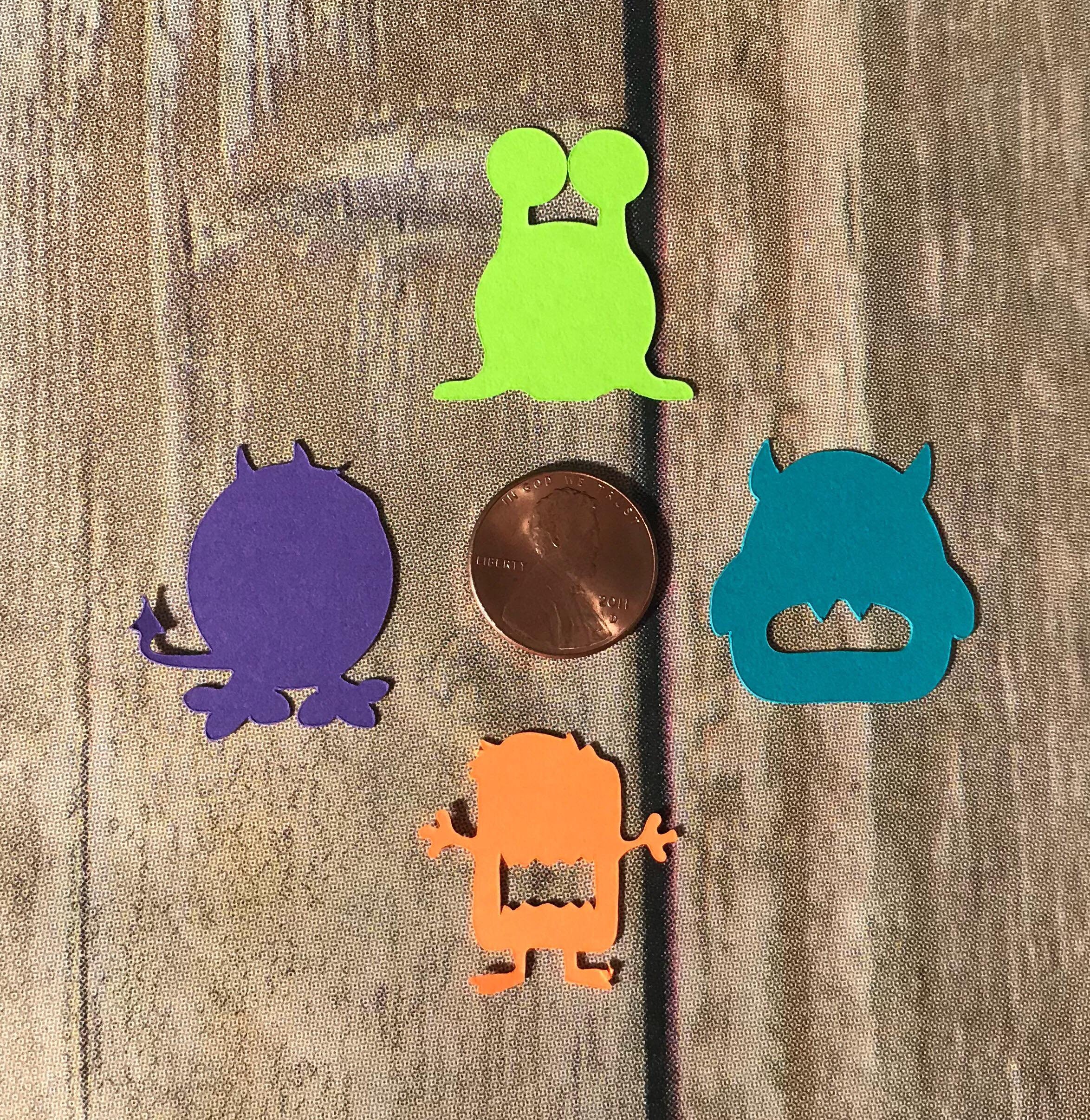 Monster Confetti. Monster Party. Boy Party. Baby First - Etsy