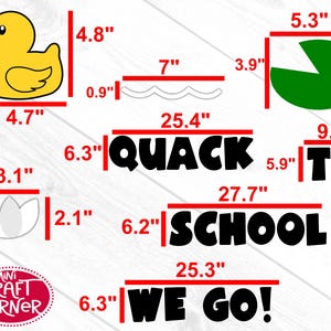 Quack to School Duck Door Decor Kit | Precut Teacher Back to School ...
