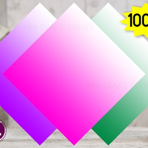Ombre Digital Paper Pack / Digital Paper / Ombre Paper / Printable ...