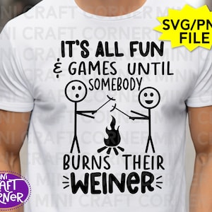 SVG All Fun and Games / Funny Shirt Svg / Husband Shirt / Stick Figure ...