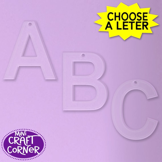 Acrylic Letters / Letter Acrylic Blanks / Acrylic Blanks / | Etsy