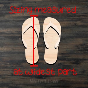 Flip Flops Wooden Cutout / Summer Sign / Summer Door Sign / Flip Flops ...