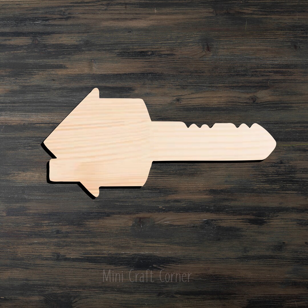 House Key Wooden Cutout / Realtor Sign / Realtor Sign Key / Wooden Key ...