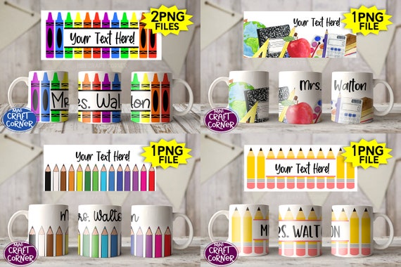 DIGITAL Sublimation Teacher Mug Design Multi Pack / - Etsy