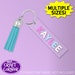 Clear Acrylic Rectangle Keychain / Rectangle Acrylic Blanks / Acrylic ...